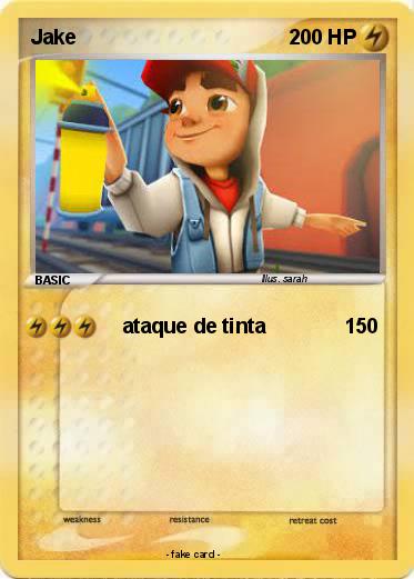 Pokémon Jake 1016 1016 - ataque de tinta - My Pokemon Card