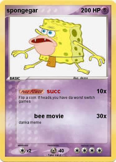 Pokémon spongegar 58 58 - succ - My Pokemon Card
