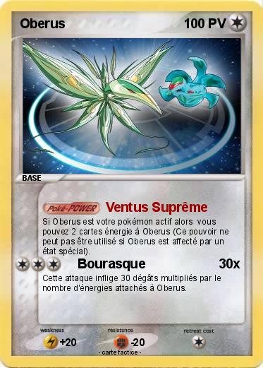 Pokémon Oberus 4 4 - Ventus Suprême - Ma carte Pokémon