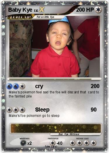 Pokémon Baby Kye - cry - My Pokemon Card