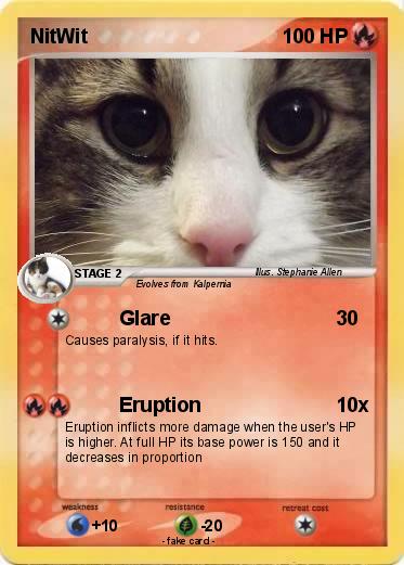 Pokémon NitWit 1 1 - Glare - My Pokemon Card