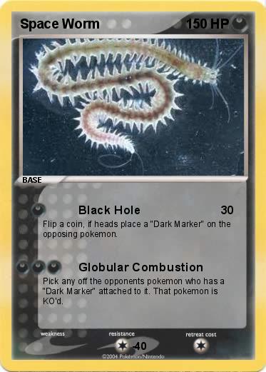 Pokémon Space Worm - Black Hole - My Pokemon Card