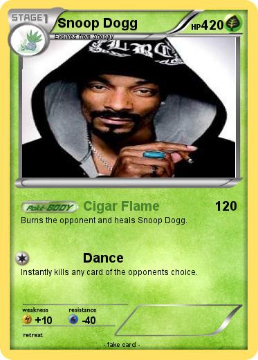 Pokémon Snoop Dogg 335 335 - Cigar Flame - My Pokemon Card