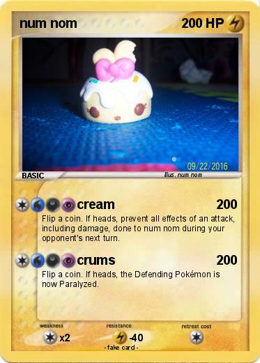 Pokémon num nom - cream - My Pokemon Card