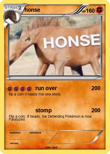 Pokémon honse 2 2 - run over - My Pokemon Card