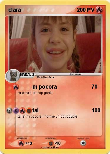 Pokémon clara 217 217 - m pocora - Ma carte Pokémon