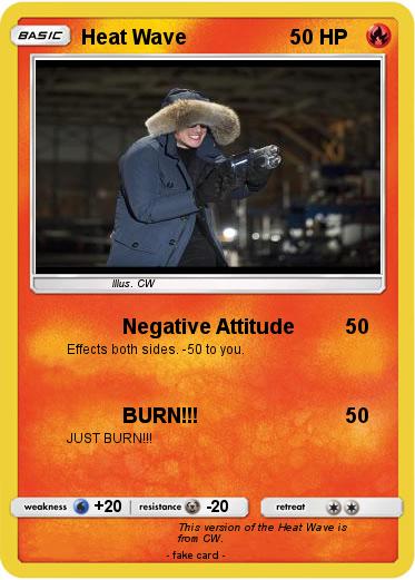 Pokémon Heat Wave 9 9 - Negative Attitude - My Pokemon Card