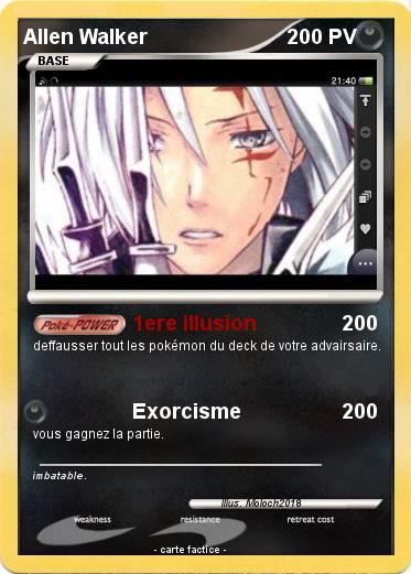 Pokémon Allen Walker 73 73 - 1ere illusion - Ma carte Pokémon