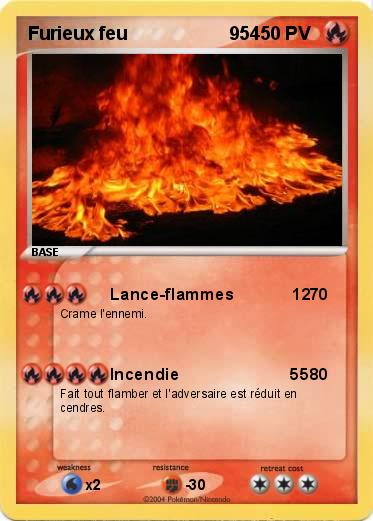 Pokémon Furieux feu 954 954 - Lance-flammes 12 - Ma carte Pokémon