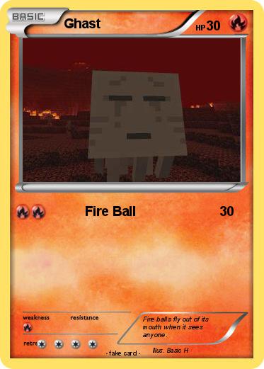 Pokémon Ghast 394 394 - Fire Ball - My Pokemon Card
