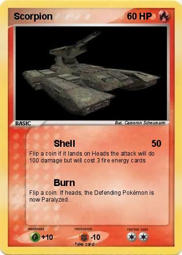 Pokémon Scorpion 165 165 - Shell - My Pokemon Card