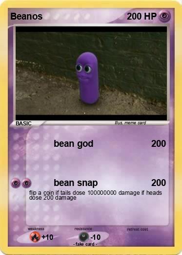 Pokémon Beanos 175 175 - bean god - My Pokemon Card