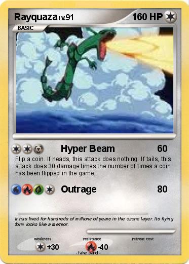 Pokémon Rayquaza 2255 2255 - Hyper Beam - My Pokemon Card