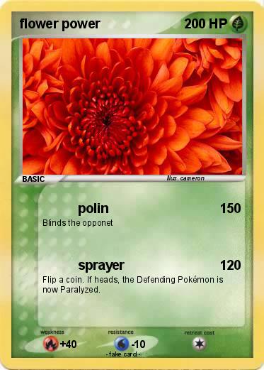Pokémon flower power 79 79 - polin - My Pokemon Card