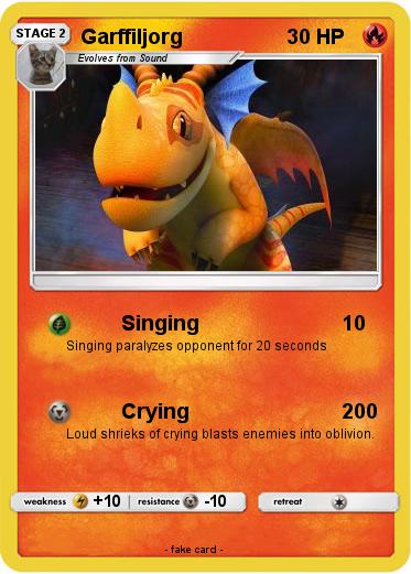 Pokémon Garffiljorg - Singing - My Pokemon Card