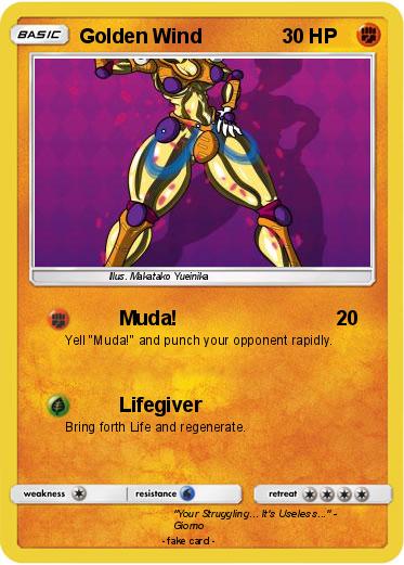 Pokémon Golden Wind - Muda! - My Pokemon Card