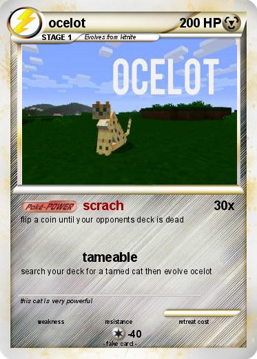 Pokémon ocelot 62 62 - scrach - My Pokemon Card