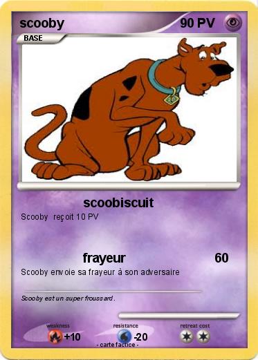 Pokémon scooby 45 45 - scoobiscuit - Ma carte Pokémon