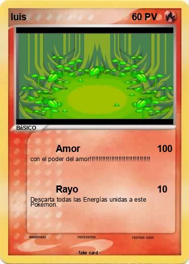 Pokémon luis 379 379 - Amor - Mi carta pokémon