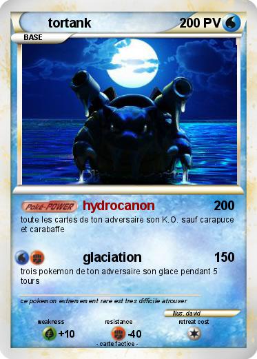 Pokémon tortank 425 425 - hydrocanon - Ma carte Pokémon