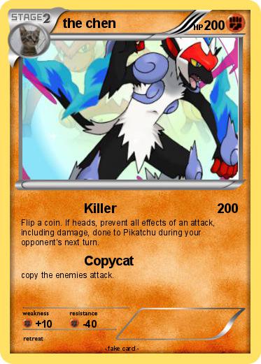 Pokémon the chen - Killer - My Pokemon Card