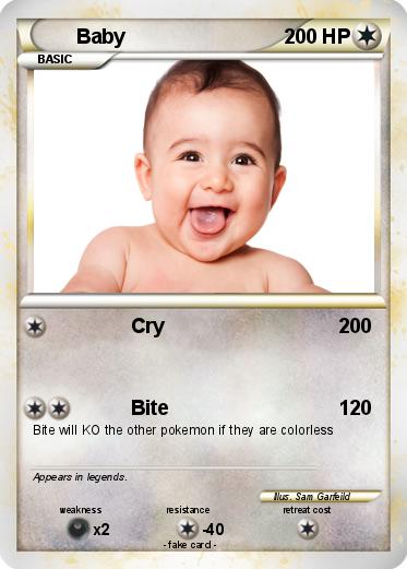 Pokémon Baby 8266 8266 - Cry - My Pokemon Card