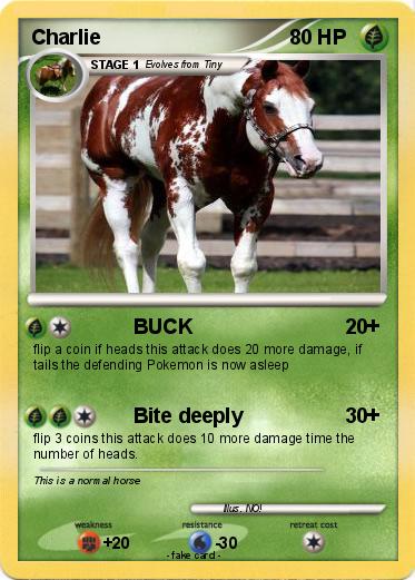 Pokémon Charlie 1302 1302 - BUCK - My Pokemon Card