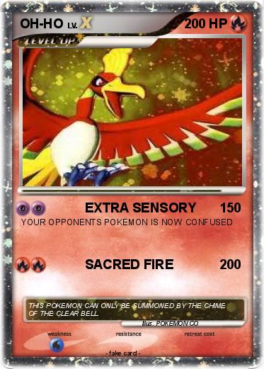 Pokémon OH HO 68 68 - EXTRA SENSORY - My Pokemon Card