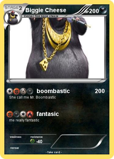 Pokémon Biggie Cheese 6 6 - boombastic - My Pokemon Card