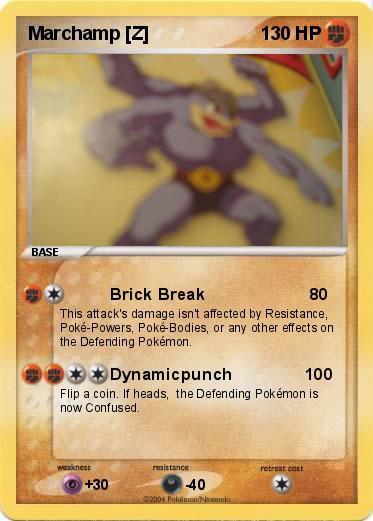 Pokémon Marchamp Z - Brick Break - My Pokemon Card
