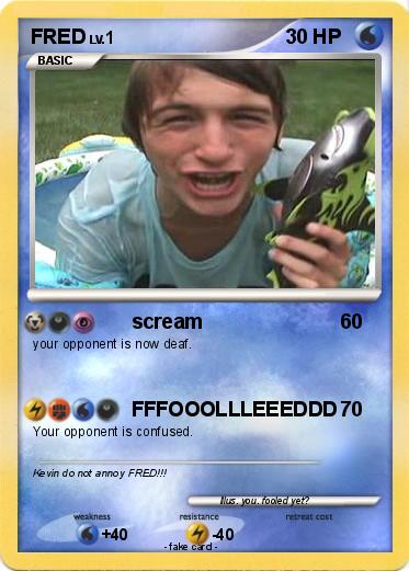 Pokémon FRED 222 222 - scream - My Pokemon Card