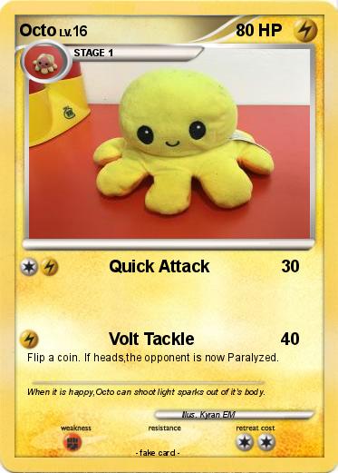 Pokémon Octo 111 111 - Quick Attack - My Pokemon Card