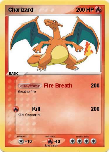 Pokémon Charizard 5543 5543 - Fire Breath - My Pokemon Card