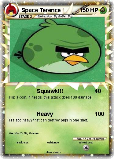 Pokémon Space Terence 1 1 - Squawk!!! - My Pokemon Card