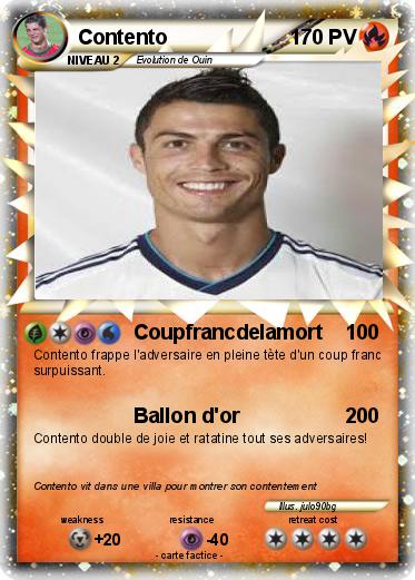 Pokémon Contento - Coupfrancdelamort - Ma carte Pokémon