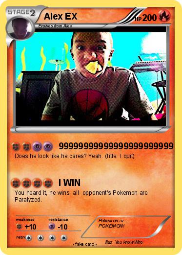 Pokémon Alex EX 27 27 - 99999999999999999999999 - My Pokemon Card