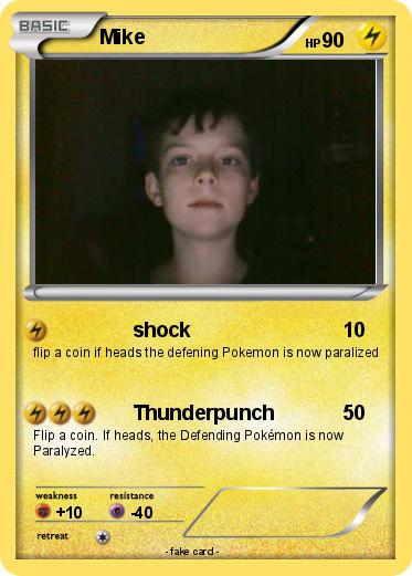 Pokémon Mike 967 967 - shock - My Pokemon Card