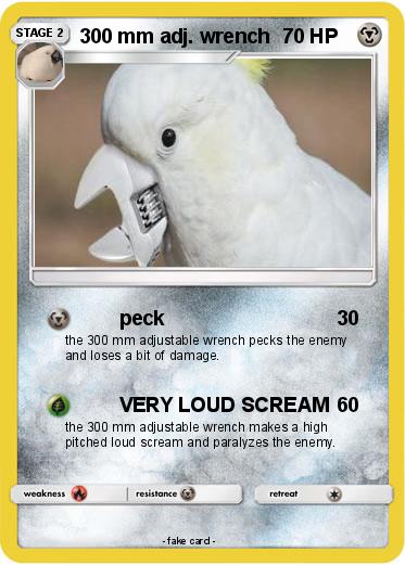 Pokémon 300 mm adj wrench - peck - My Pokemon Card