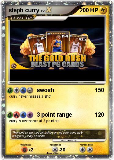 Pokémon steph curry 84 84 - swosh - My Pokemon Card