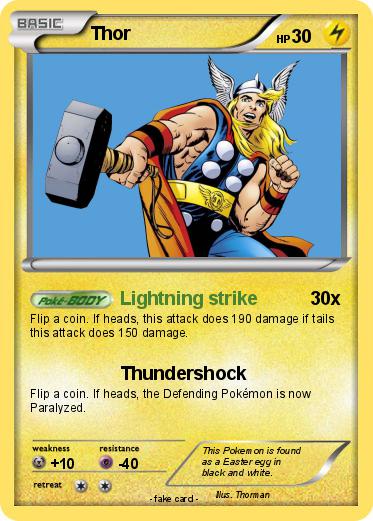 Pokémon Thor 748 748 - Lightning strike - My Pokemon Card
