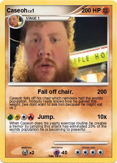 Pokémon Caseoh 151 151 - Fall off chair. - My Pokemon Card