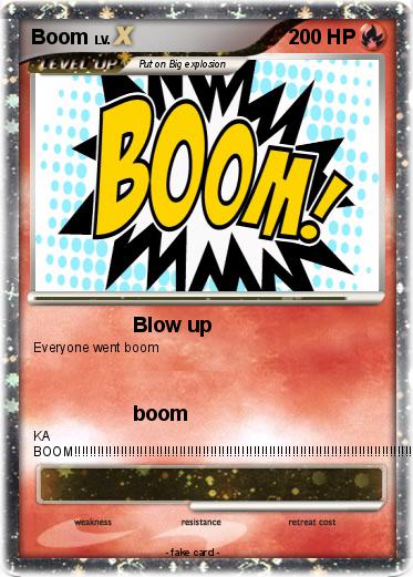 Pokémon Boom 367 367 - Blow up - My Pokemon Card