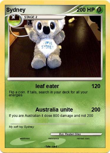 Pokémon Sydney 119 119 - leaf eater - My Pokemon Card