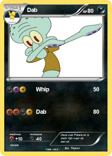 Pokémon Dab 102 102 - Whip - My Pokemon Card