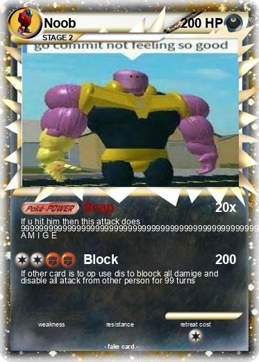Pokémon Noob 1458 1458 - Snap - My Pokemon Card