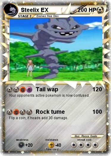 Pokémon Steelix EX 78 78 - Tail wap - My Pokemon Card