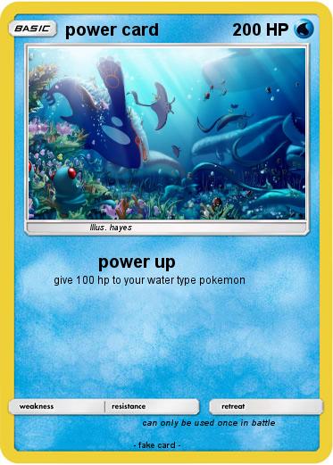 Pokémon power card 14 14 - power up - My Pokemon Card