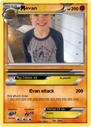 Pokémon evan 734 734 - Evan attack - My Pokemon Card