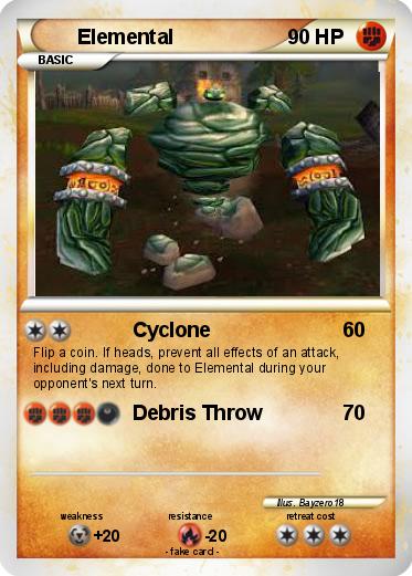 Pokémon Elemental 128 128 - Cyclone - My Pokemon Card
