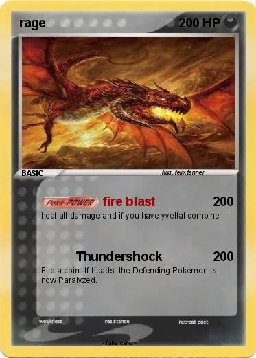 Pokémon rage 345 345 - fire blast - My Pokemon Card